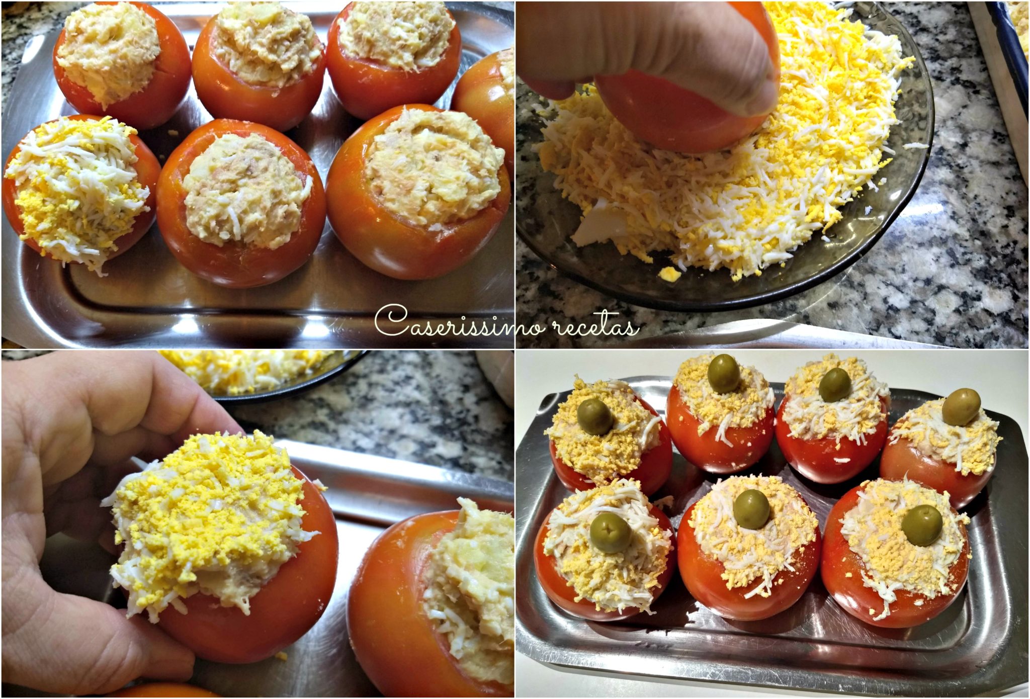 TOMATES RELLENOS (técnica básica) RECETA REEDITADA | Caserissimo